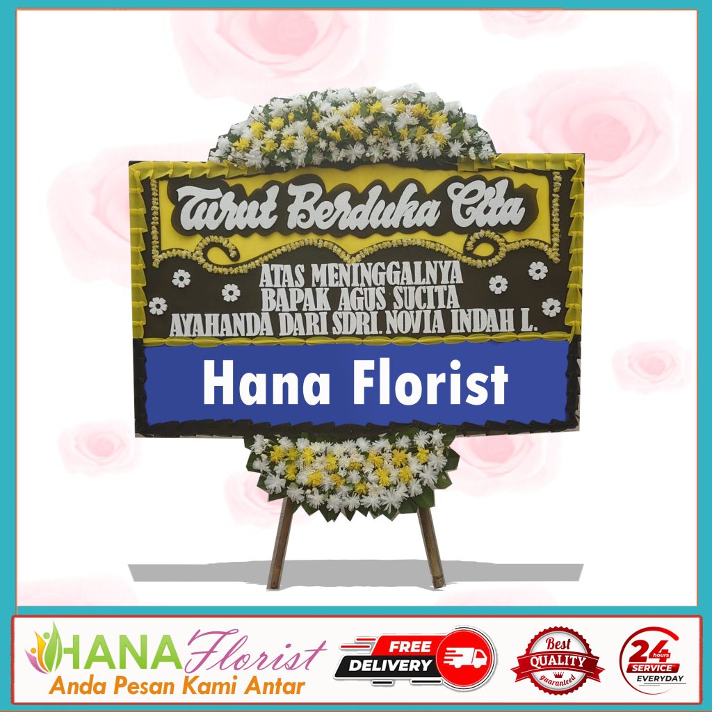 Bunga papan duka cita Rosalin - Toko Bunga Hana Florist